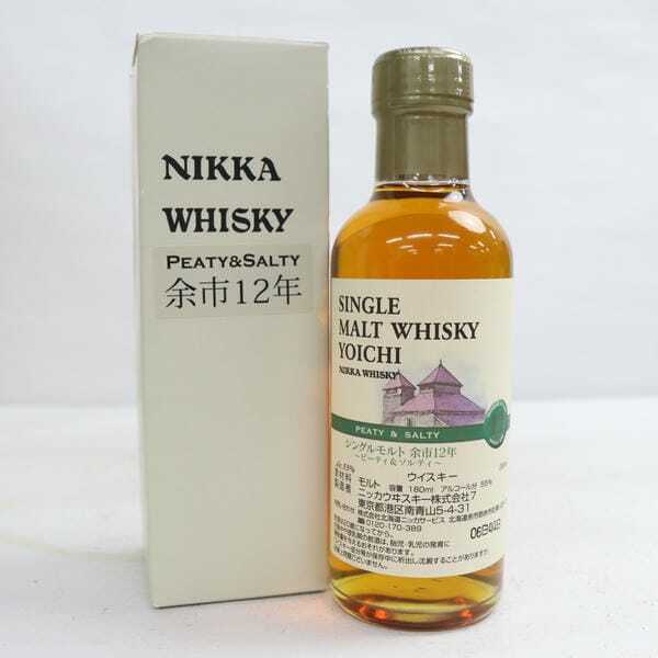 NIKKA ニッカ シングルモルト 余市 12年 ピーティ＆ソルティ ベビーボトル 55％ 180ml O24H150088(日本)｜売買されたオークション情報、yahooの商品情報を ...