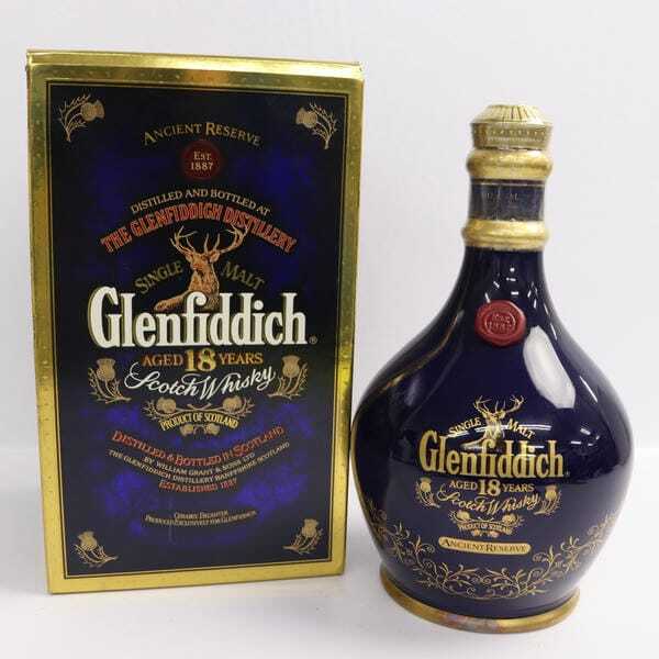 1円~Glenfiddich グレンフィディック 18年 エンシェント リザーブ 43% 700ml 青陶器 重量1260g N24H160042(ハイランド)｜売買されたオークション情報 ...