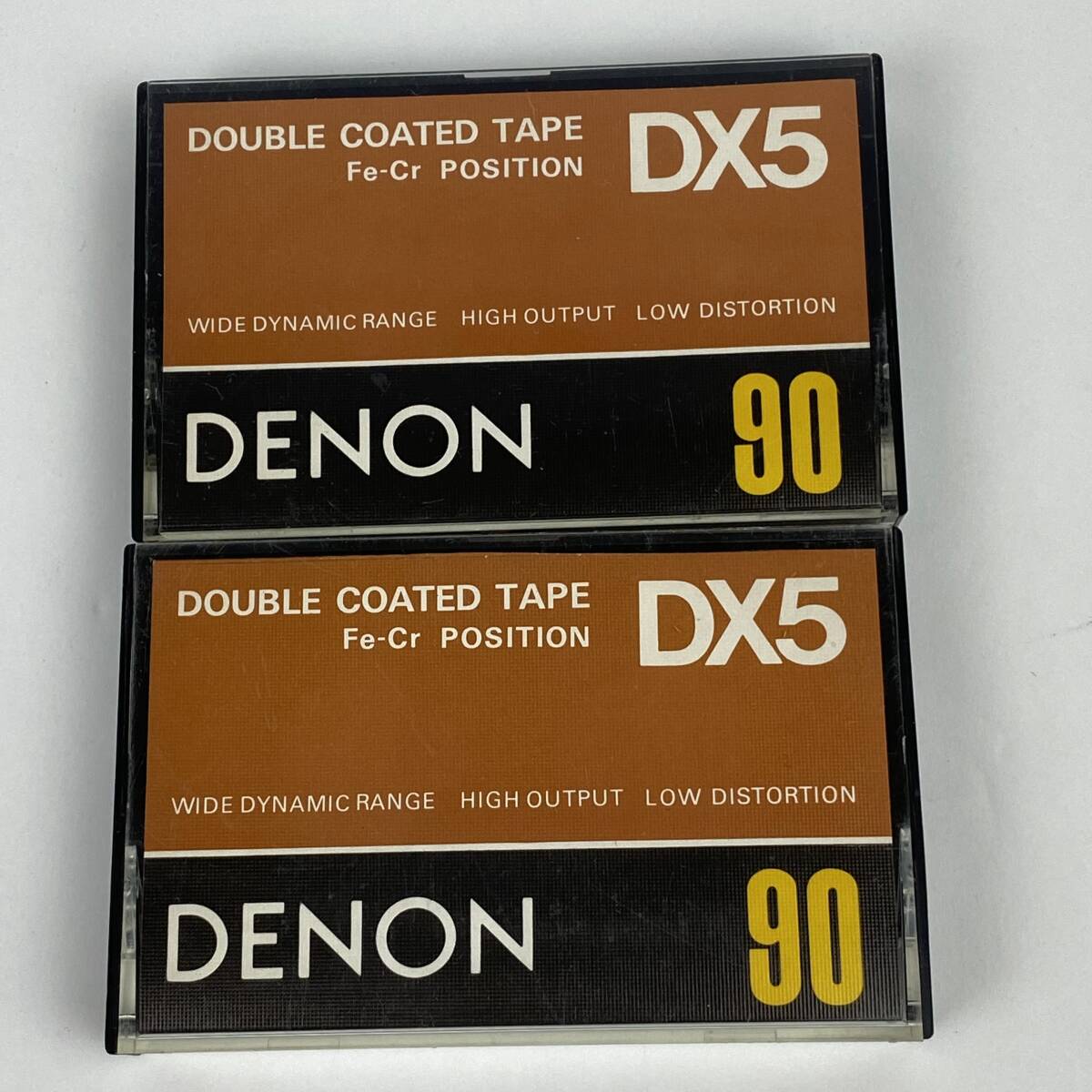 Yahoo!オークション - カセットテープ DENON Fe-Cr POSITION DX5/90 爪...