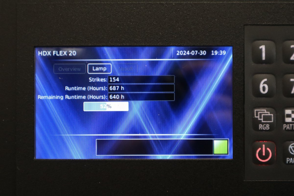 Yahoo!オークション - 0802 Junk Barco【HDX-W20 FLEX】プロジェクタ ...