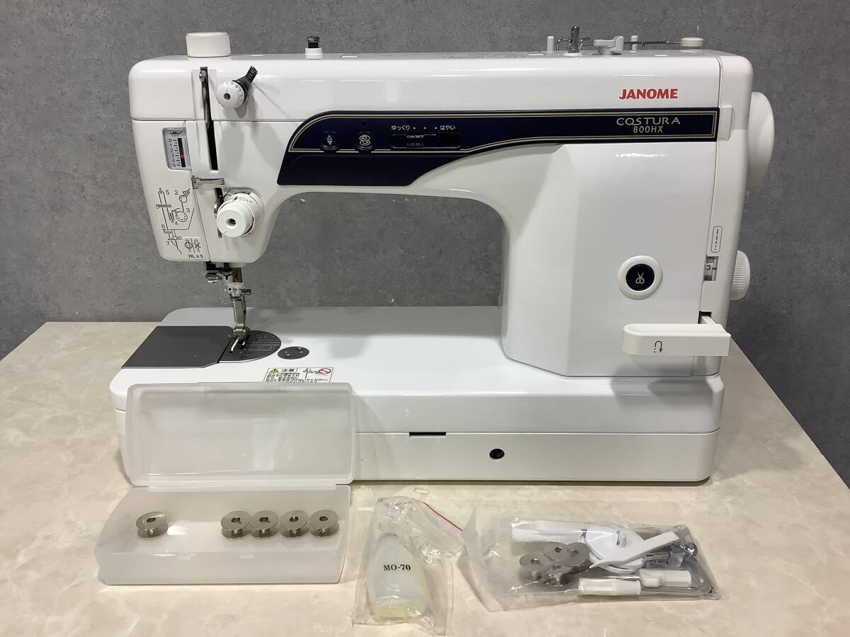 Yahoo!オークション - 1円〜 JANOME COSTURA 800HX MODEL 767型 ジャノ...