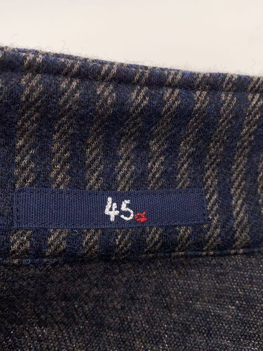 Yahoo!オークション - 45rpm フラノジャケット/size 1/ウール/NVY/スト...