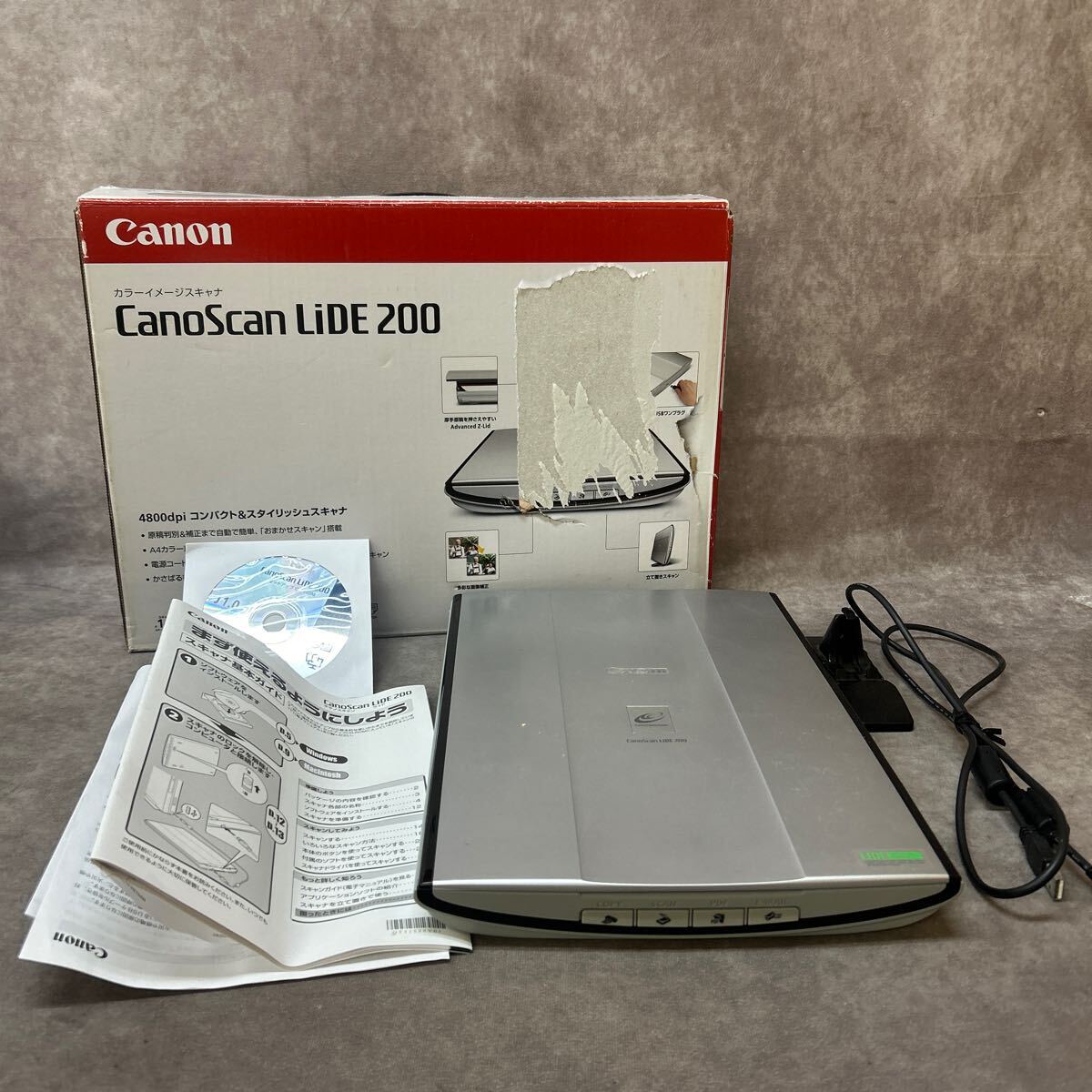 Yahoo!オークション - カラーイメージスキャナー CANON CanoScan LiDE ...