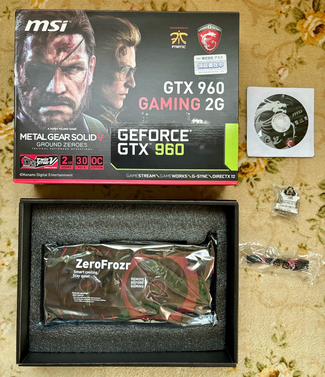 Yahoo!オークション - MSI GTX 960 GAMING 2G