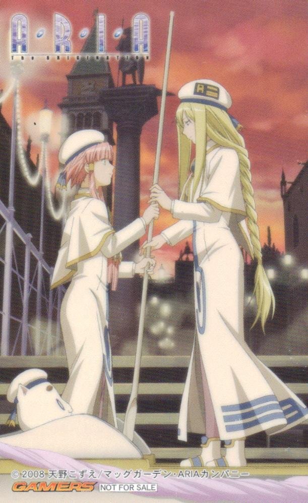 日本代購代標第一品牌【樂淘letao】－★ARIA(アリア) 天野こずえ ゲーマーズ/GAMERS 非売品 微傷・微擦れ有★テレカ50度数未使用sn_108
