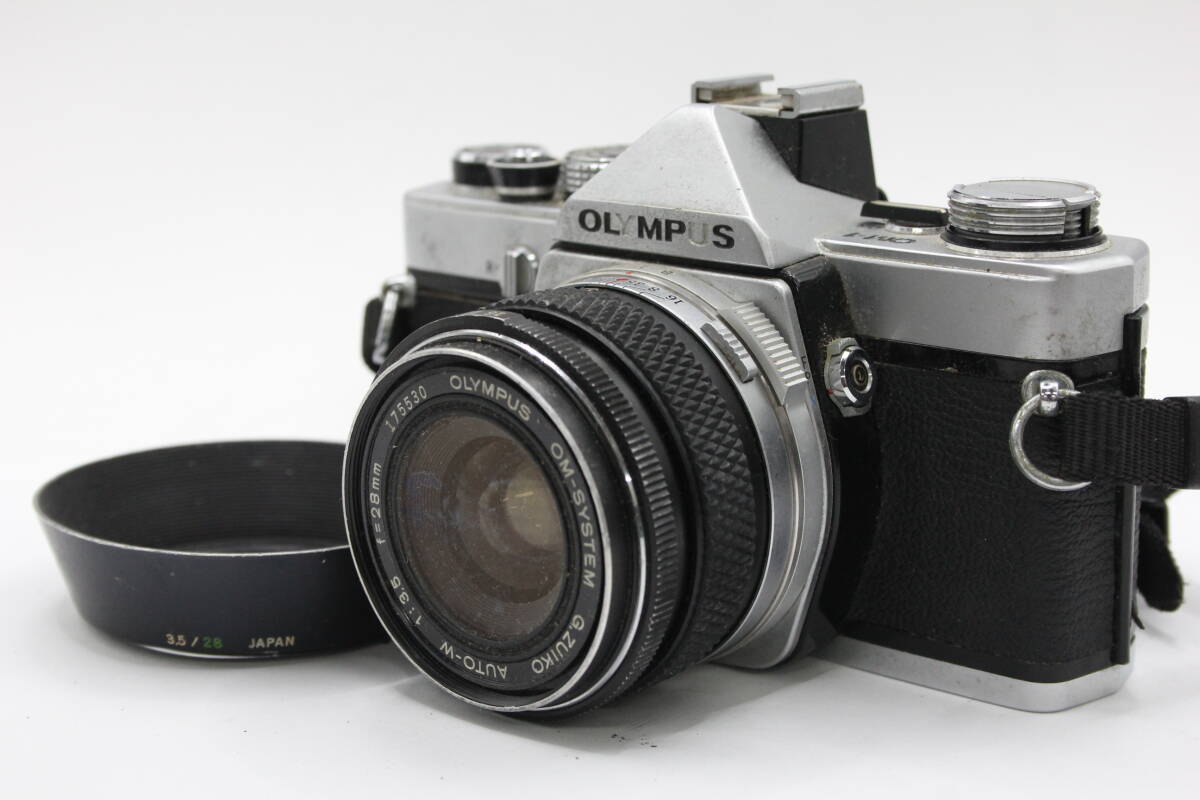 Y1634 オリンパス Olympus OM-1 OM-System G.Zuiko Auto-w 28mm F3.5 フィルムカメラ ボディレンズセット ジャンク(オリンパス)｜売買された ...