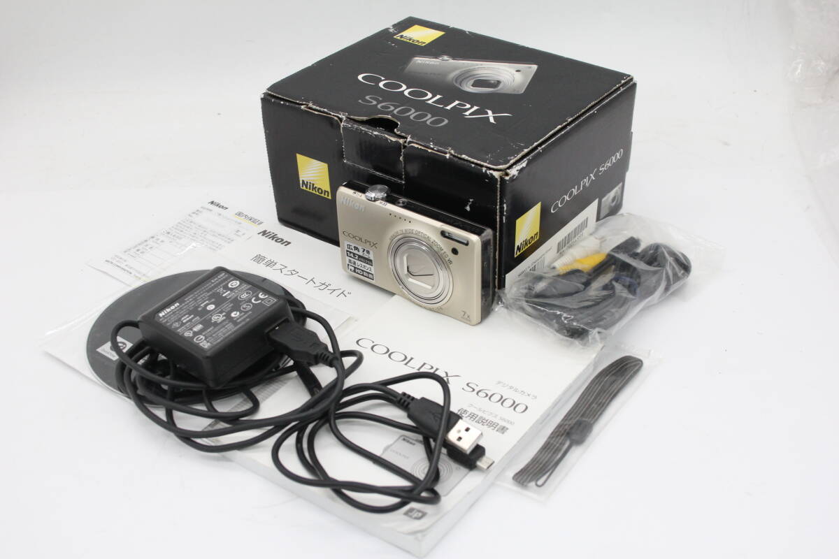 Yahoo!オークション - Y1650 【元箱付き】 ニコン Nikon Coolpix S6000...