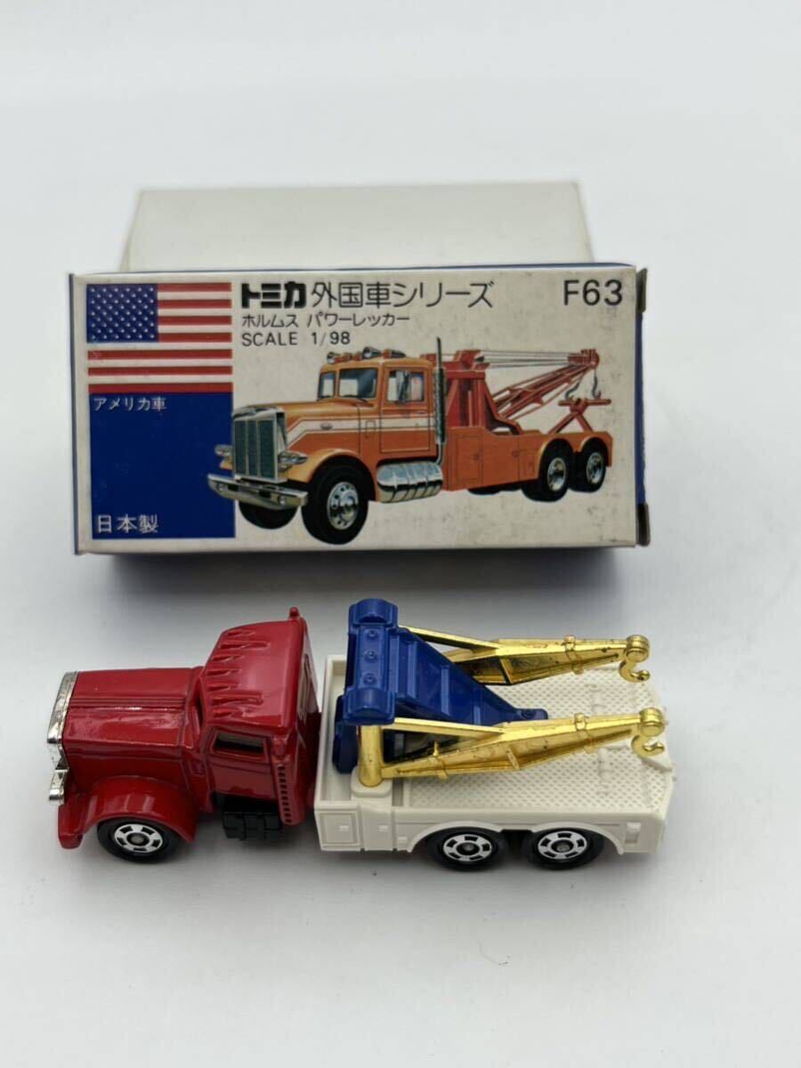 Yahoo!オークション - トミカ ホルムス パワーレッカー No.F63 (日本製...