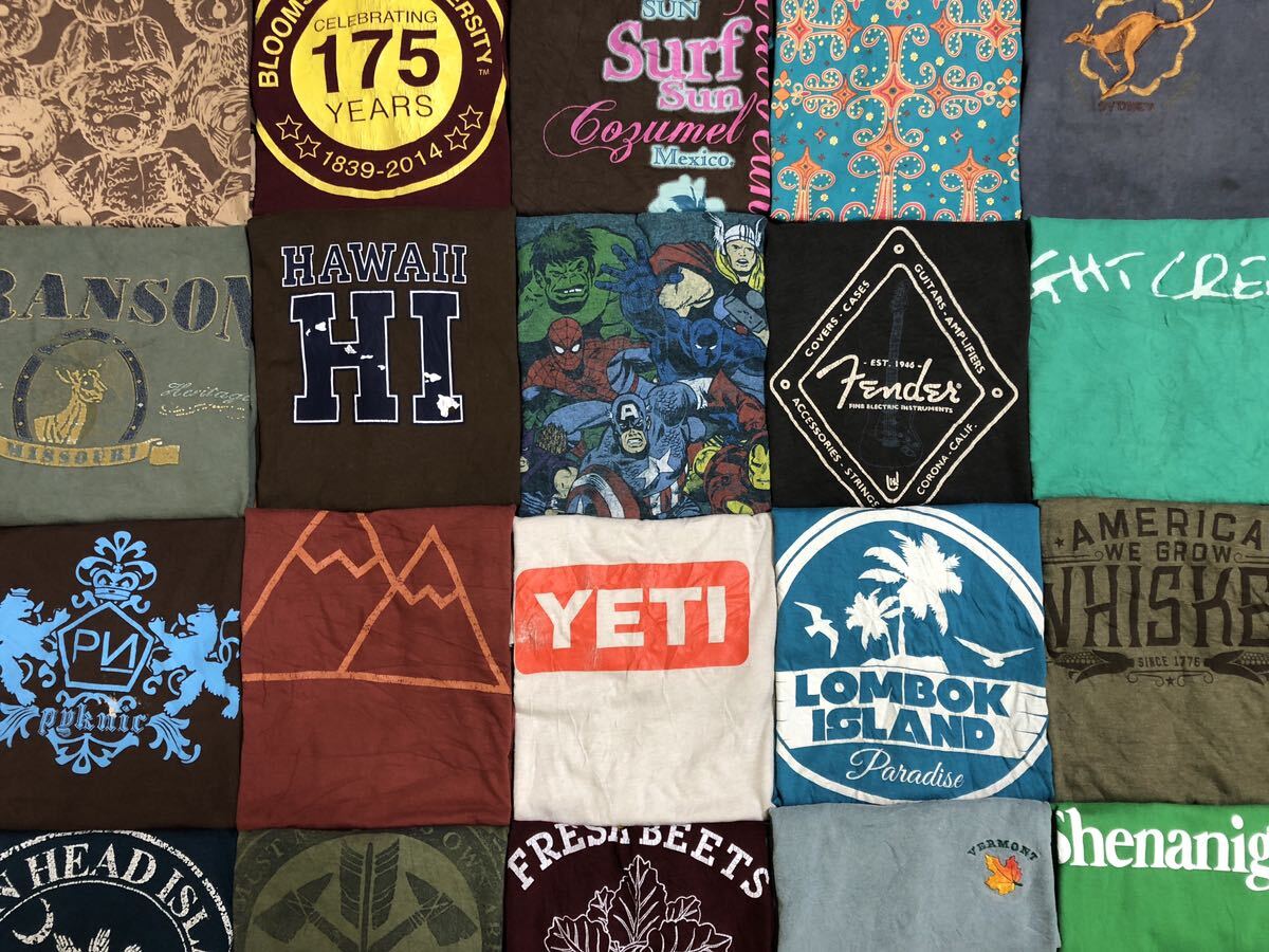 Yahoo!オークション - USA古着卸 半袖 プリントTシャツ サイズMIX20枚...