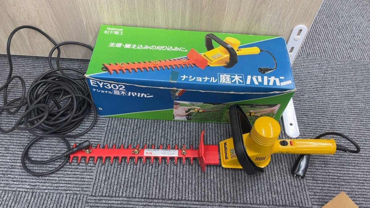 Yahoo!オークション - 2813 1円出品 National 生垣バリカン EY302 100V...
