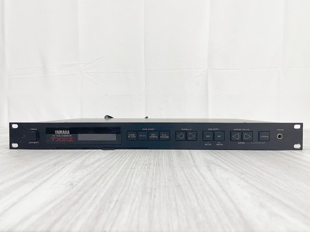 Yahoo!オークション - 3853 現状品 YAMAHA ヤマハ 音源モジュール TX81Z
