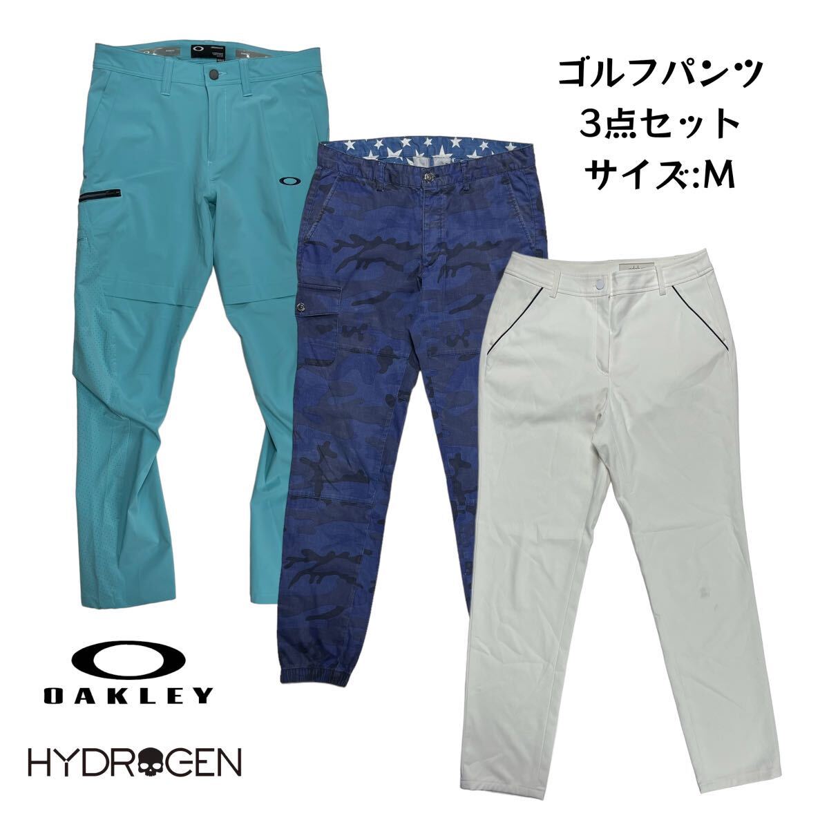 Yahoo!オークション - 【3点セット】 OAKLEY HYDROGEN adabat ゴルフパ...