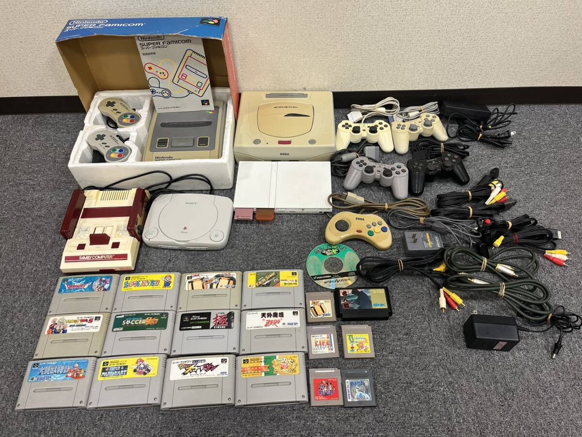 AS 0815.4-375a 1円 ゲーム本体 ソフトまとめ スーパーファミコン セガサターン PSP PSone ポケモン マリオ 等 ジャンク 現状品(本体、アクセサリー)｜売買された ...