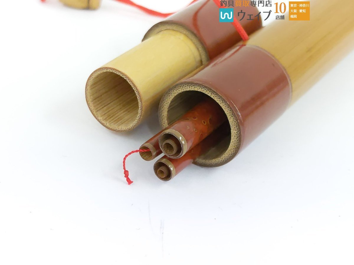 日本代購代標第一品牌【樂淘letao】－竿知 タナゴ竿 92cm 6本継 竿入れ付き 美品