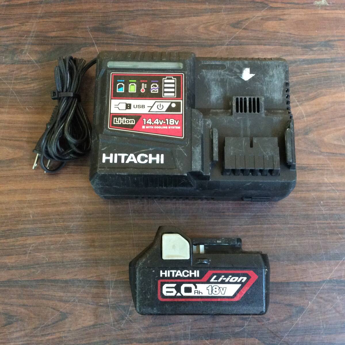 Yahoo!オークション - 【TH-3636】ジャンク HITACHI 日立工機 コードレ...