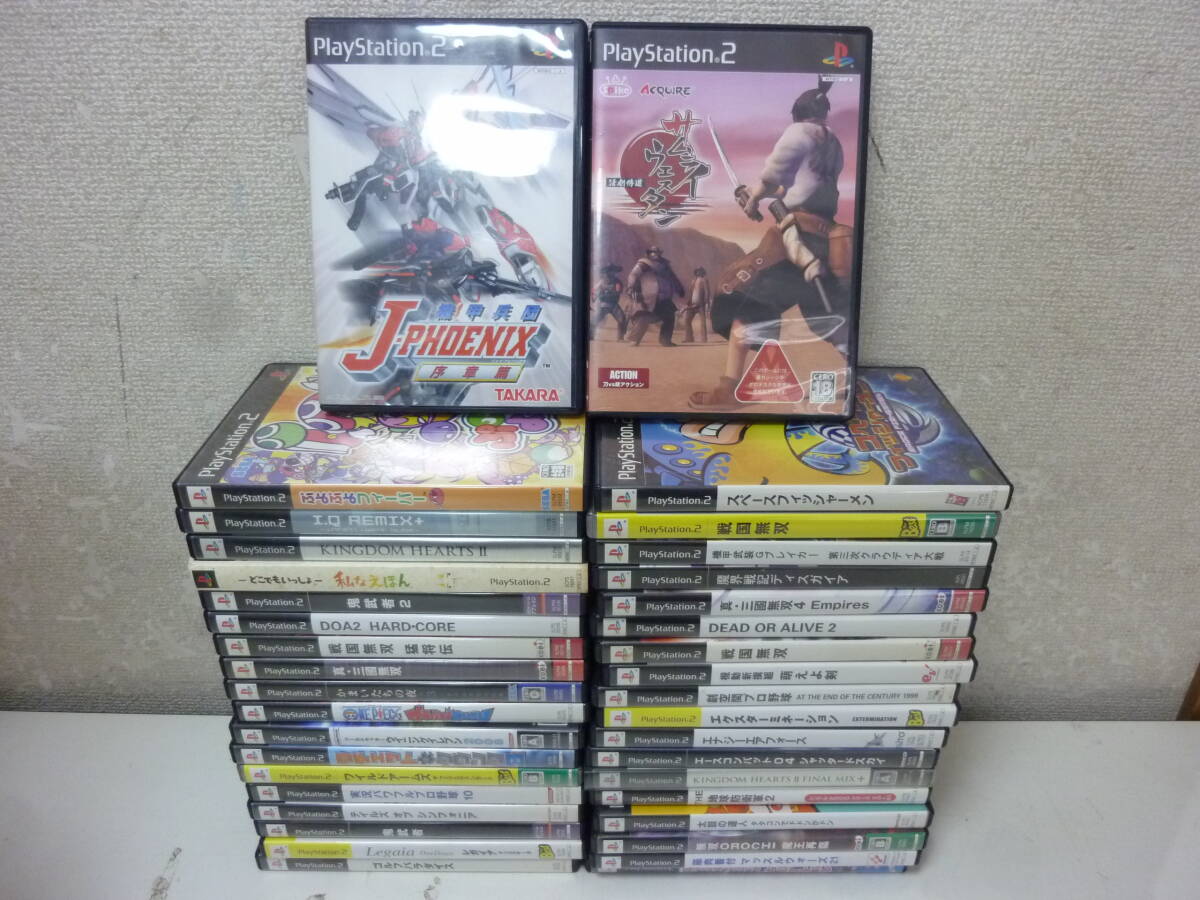 日本代購代標第一品牌【樂淘letao】－PS2ソフト38枚セット！〈ぷよぷよフィーバー、機甲兵団J-フェニックス、サムライウエスタン含む 色々〉中古