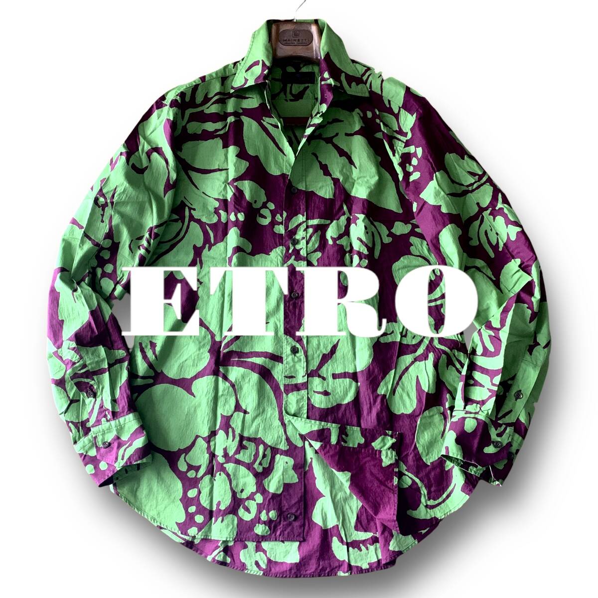 Yahoo!オークション - D09 美品 ボタニカルデザイン 定価7万 XL『エト...