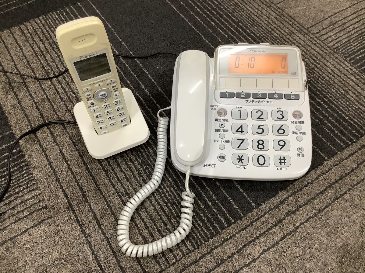 Yahoo!オークション - Pioneer パイオニア コードレス電話機 子機 TF-...