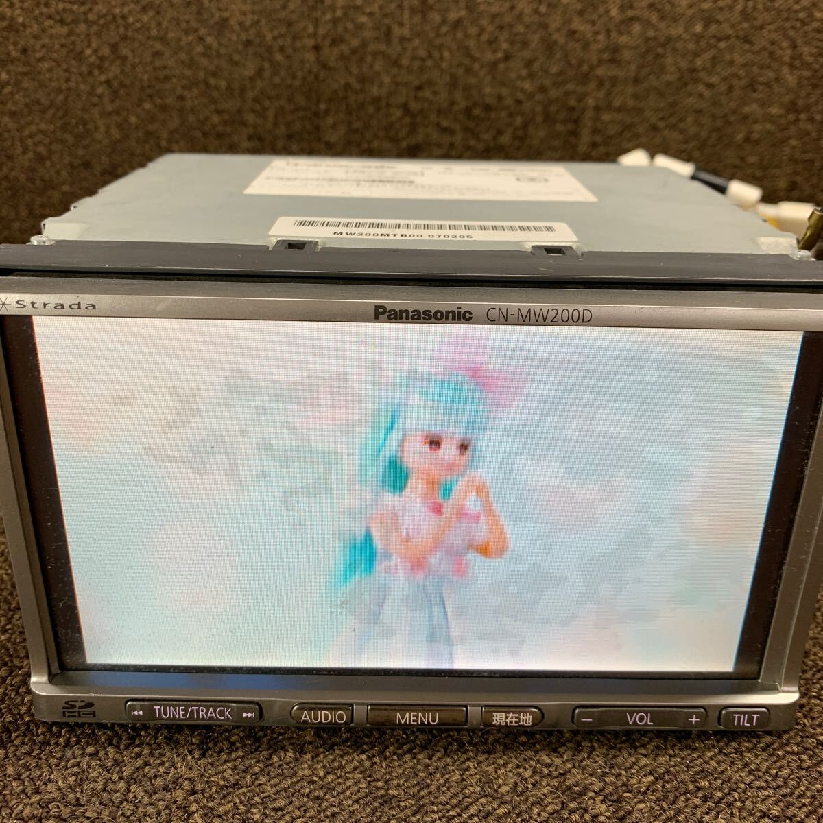 Yahoo!オークション - AV8-205 激安 カーナビ Panasonic CN-MW200D 520...