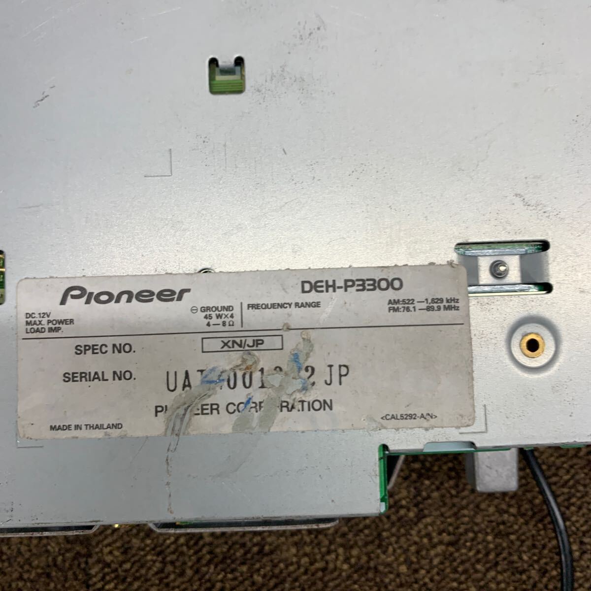 Yahoo!オークション - AV8-286 激安 カーステレオ CDプレーヤー Carroz...