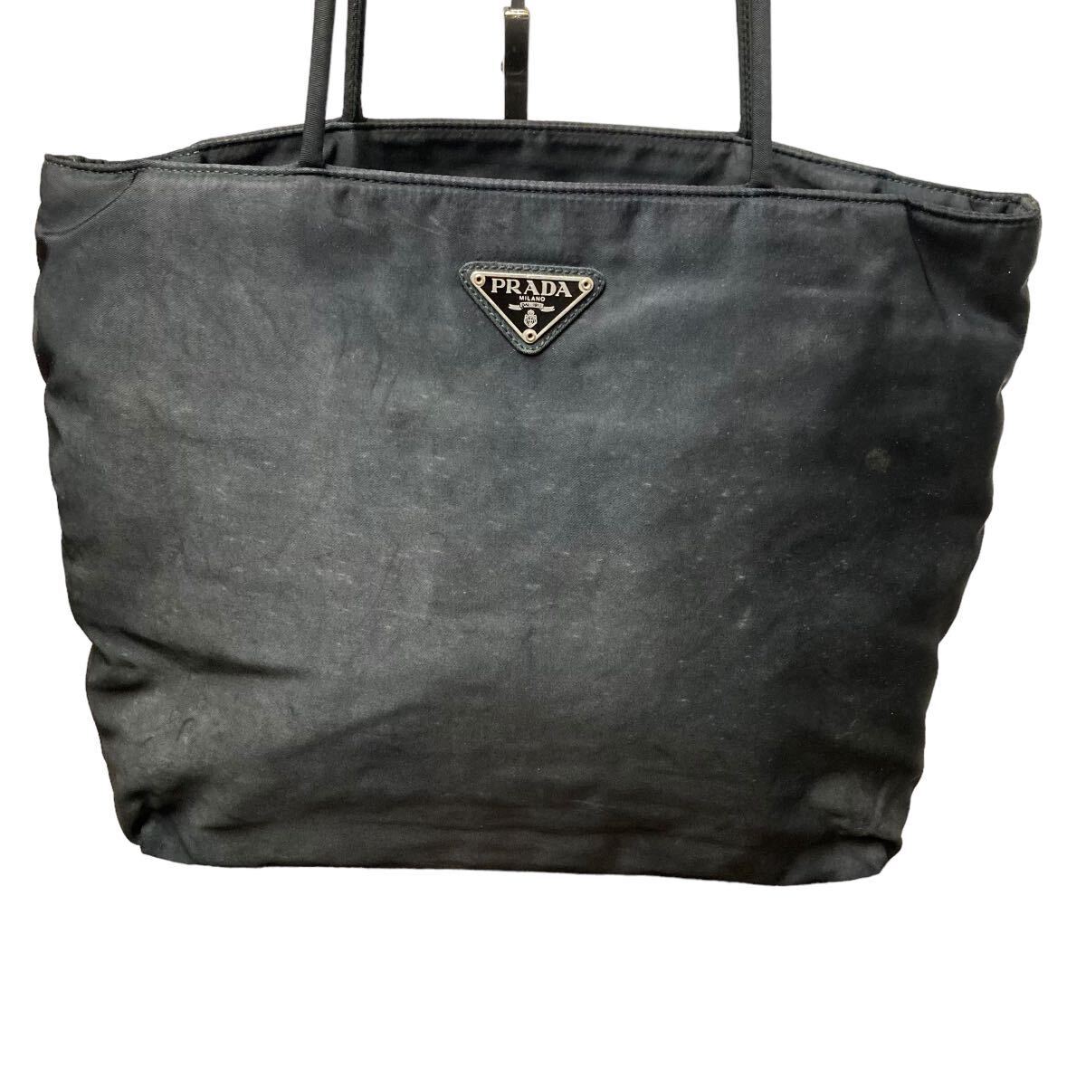 1円スタート PRADA プラダ トートバッグ ハンドバッグ ショルダー 肩掛け ナイロンバック ナイロン 黒 ブラック 1円 1スタ(トートバッグ)｜売買されたオークション情報、yahooの ...