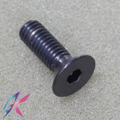 Yahoo!オークション - 64チタンボルト 皿M5x15 ブラック