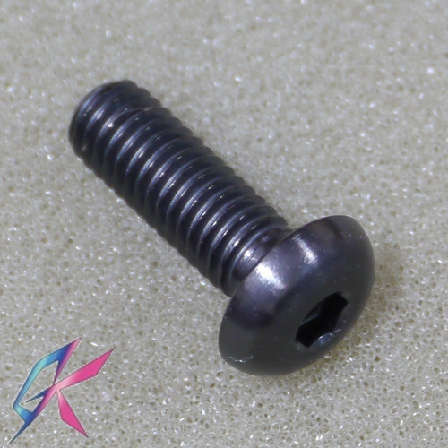 Yahoo!オークション - 64チタンボルト 低頭ボタンキャップM5x15 ブラッ...
