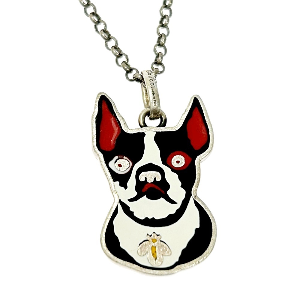 Yahoo!オークション - GUCCI グッチ シルバー BOSCO& amp ORSO ドッ...