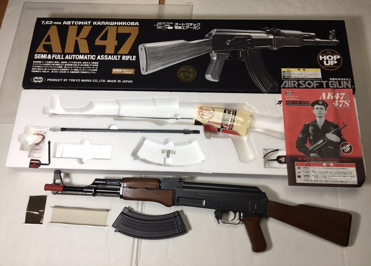 Yahoo!オークション - 動作未確認 東京マルイ MARUI AK47 オートマチッ...
