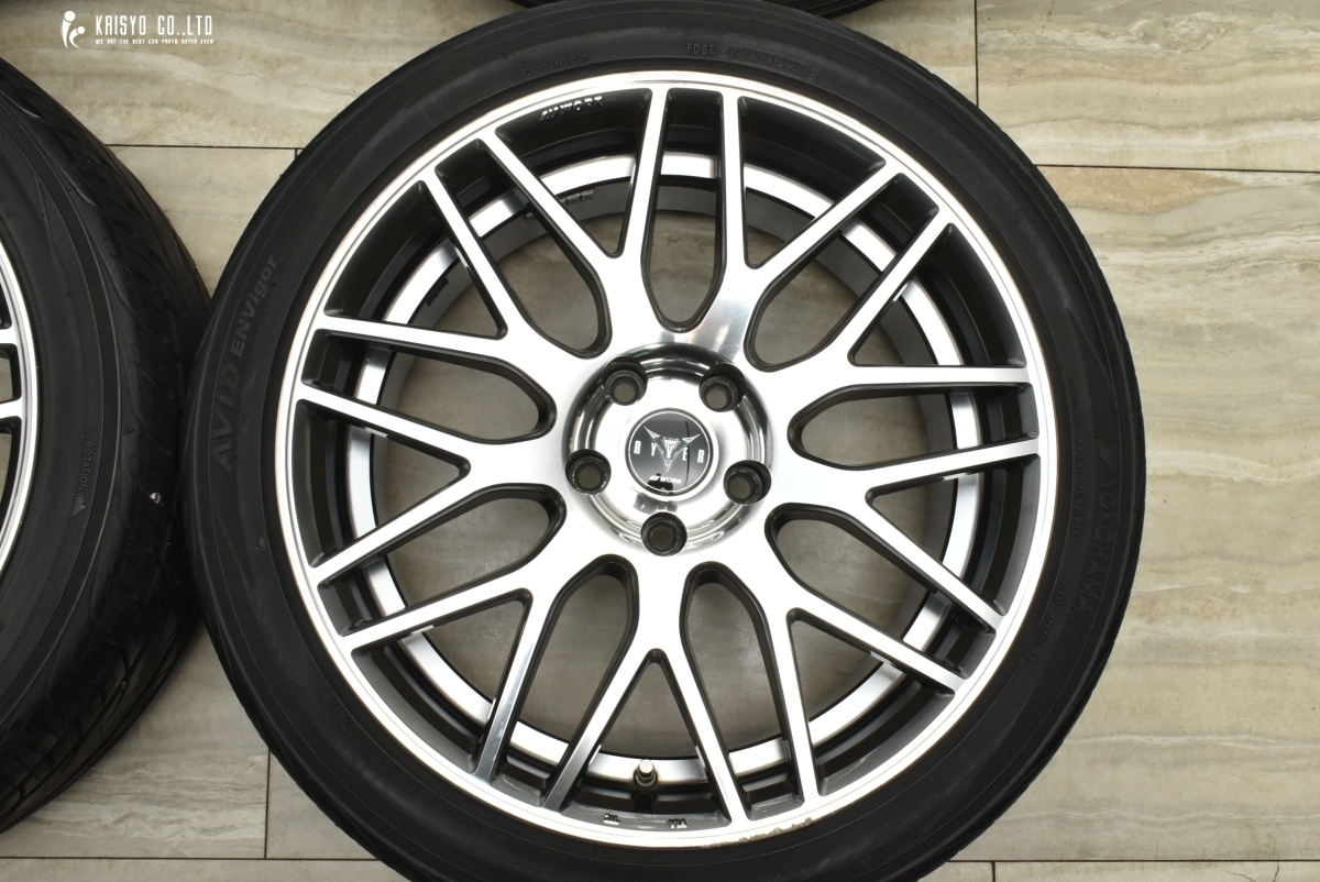 Yahoo!オークション - 【メッシュ系】WORK RYVER M009 19in 8.5J +38 P...