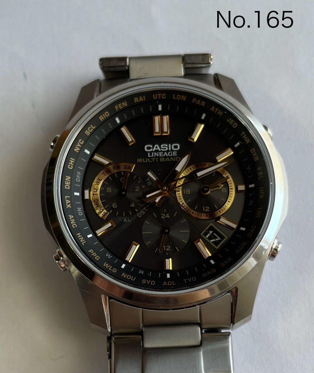 Yahoo!オークション - カシオ CASIO LINEAGE 5174 JA 腕時計 稼働品 No...