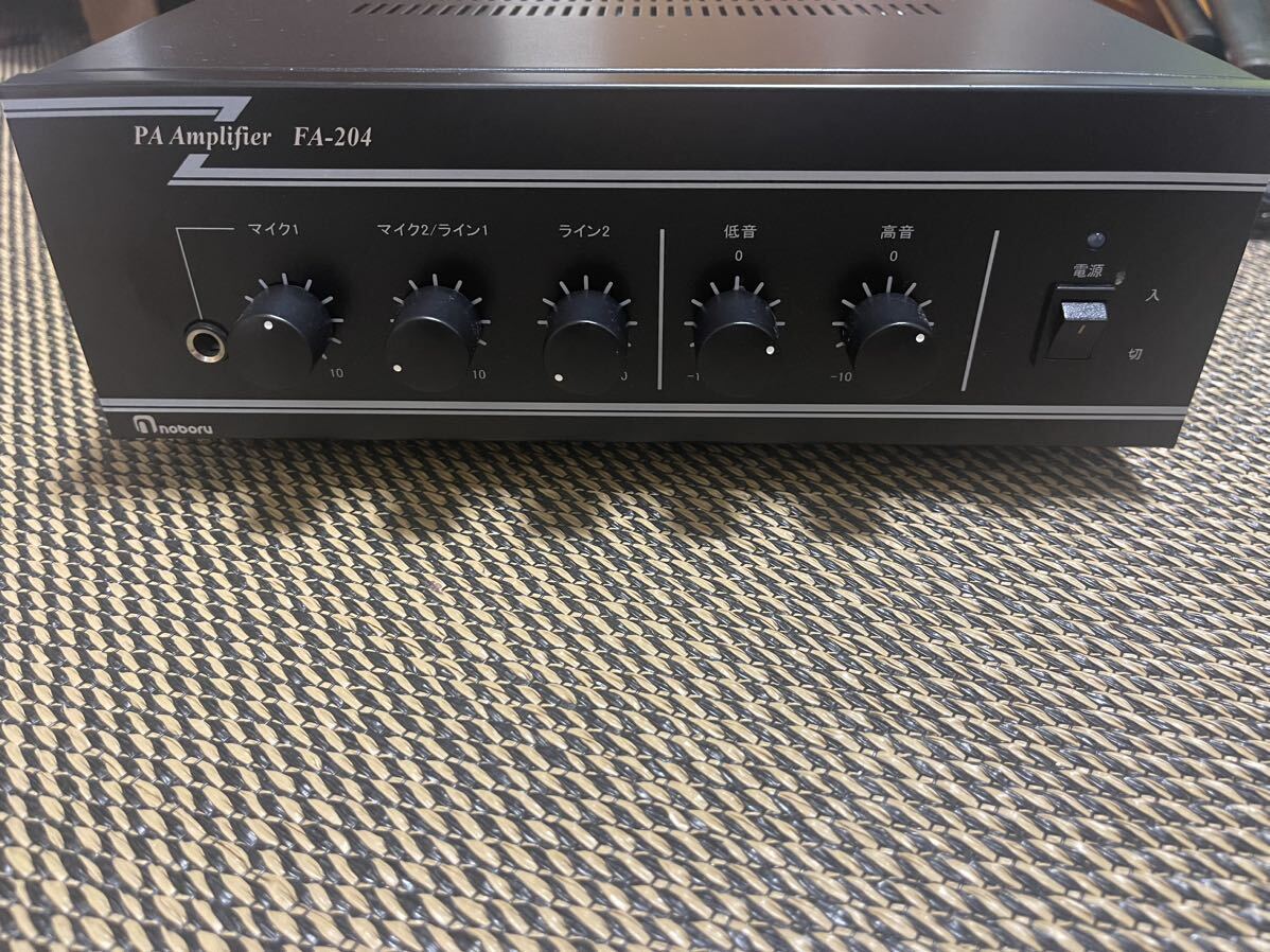 Yahoo!オークション - 【美品・ノボル電機製】FA-204 卓上型PAアンプ（...