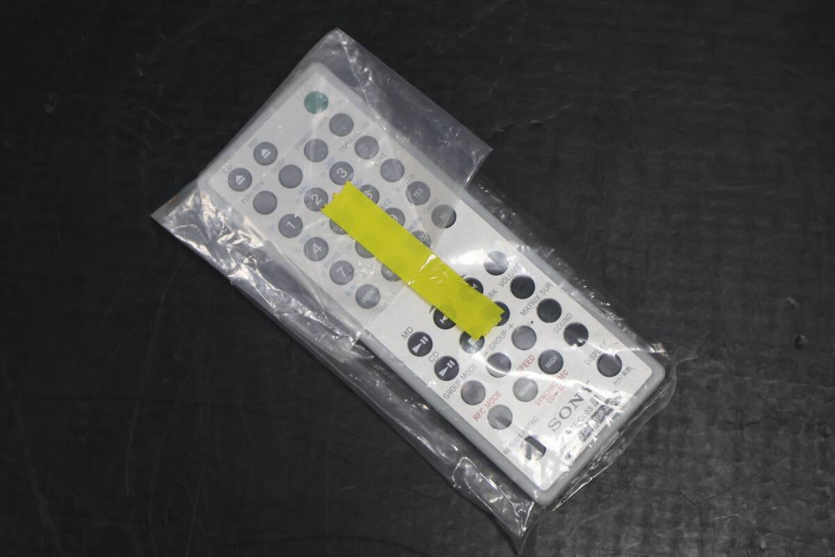 Yahoo!オークション - G2572 &未使用品ソニー SONY オーディオリモコン...