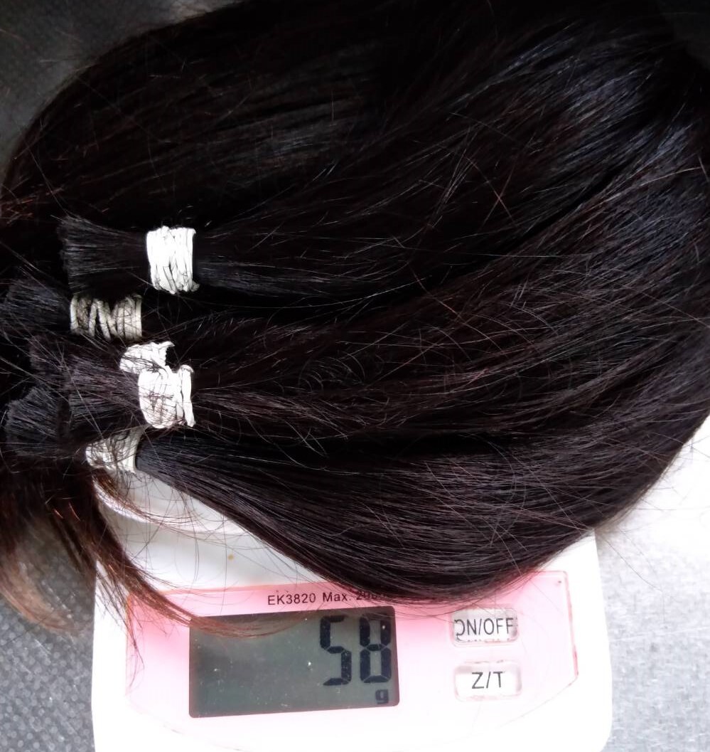 Yahoo!オークション - 10代 約39cm 約58g 髪束 髪の毛【1558】