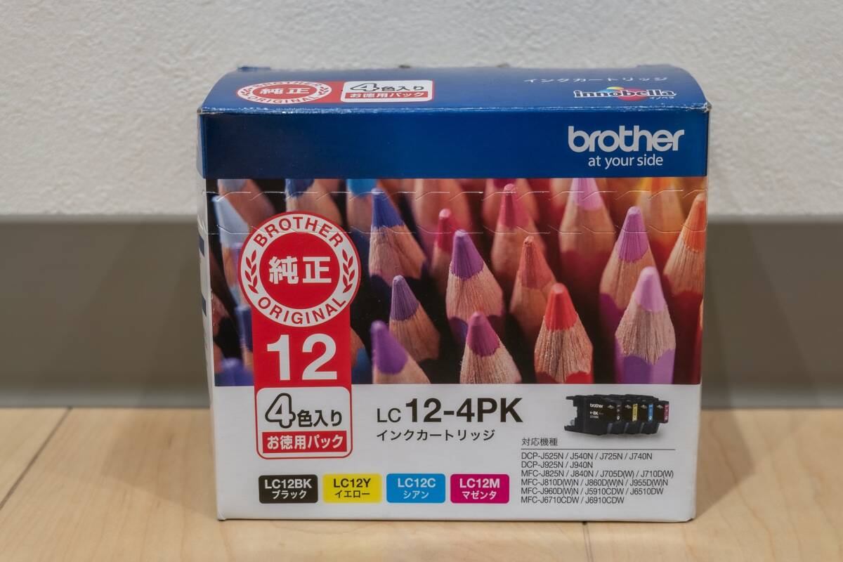 Yahoo!オークション - ブラザー・インクカートリッジ LC12-4PK (LC12BK...