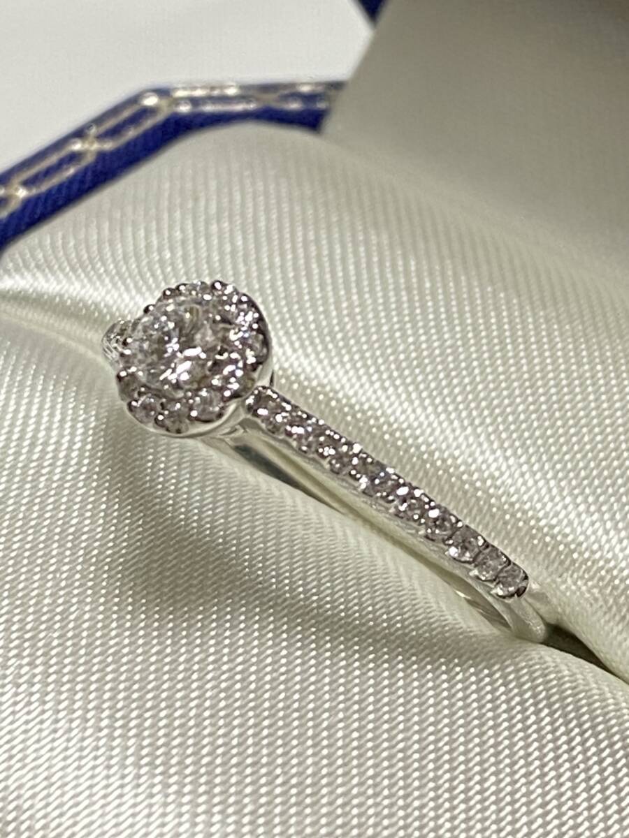 Yahoo!オークション - ヴァンドーム青山 Pt950 ダイヤリング 0.156ct 0...