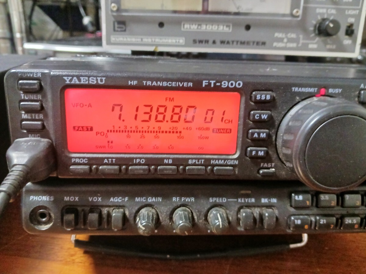 Yahoo!オークション - HF YAESU FT-900 セパレートケーブルつき