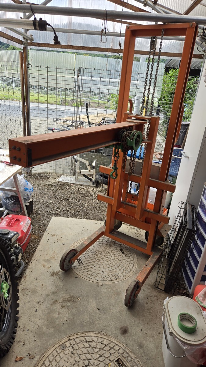 Yahoo!オークション - 引き取り限定 ハンドジブリフトHGL150型 中古品 ...