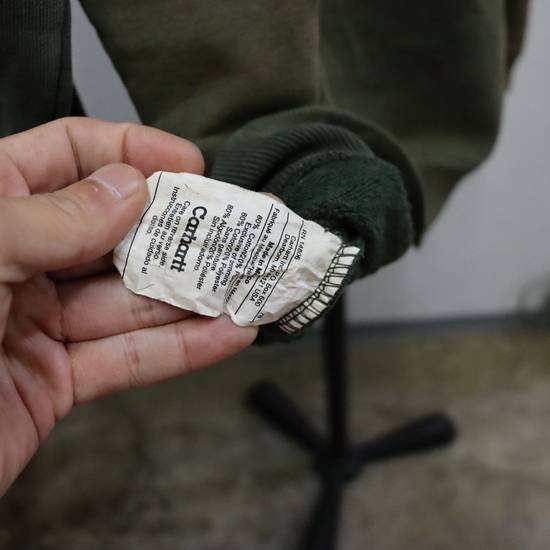 Yahoo!オークション - F832 2000年代製 カーハート Carthartt スウェッ...