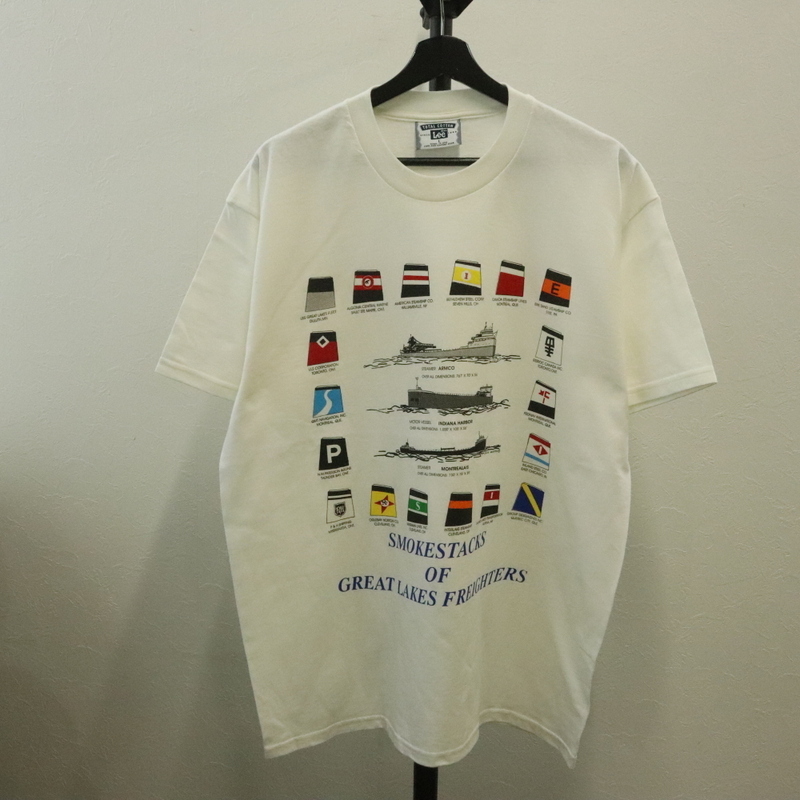 Yahoo!オークション - S613 90sビンテージ Lee リー 半袖プリントTシャ...