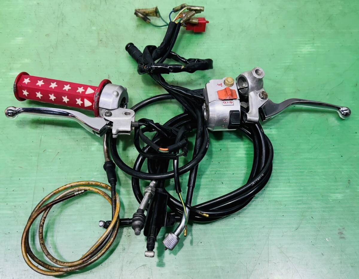 Yahoo!オークション - エイプ50 AC16 ハンドルスイッチスロットル左右...
