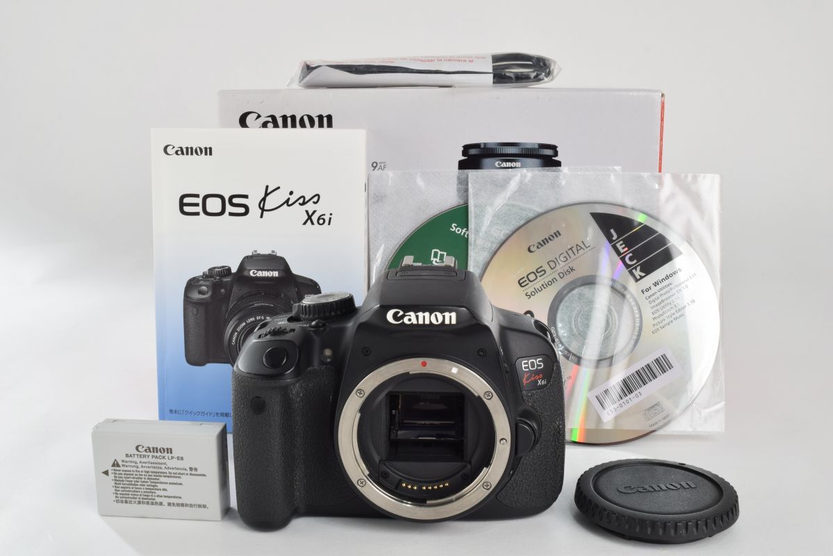 Yahoo!オークション - 【極上品】キャノン Canon EOS Kiss X6i ボディ ...