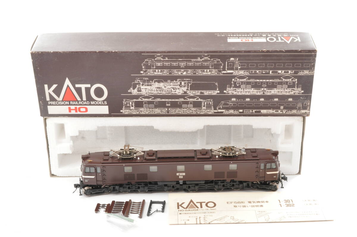 Yahoo!オークション - KATO HOゲージ 1-302 EF58 チャ 鉄道模型