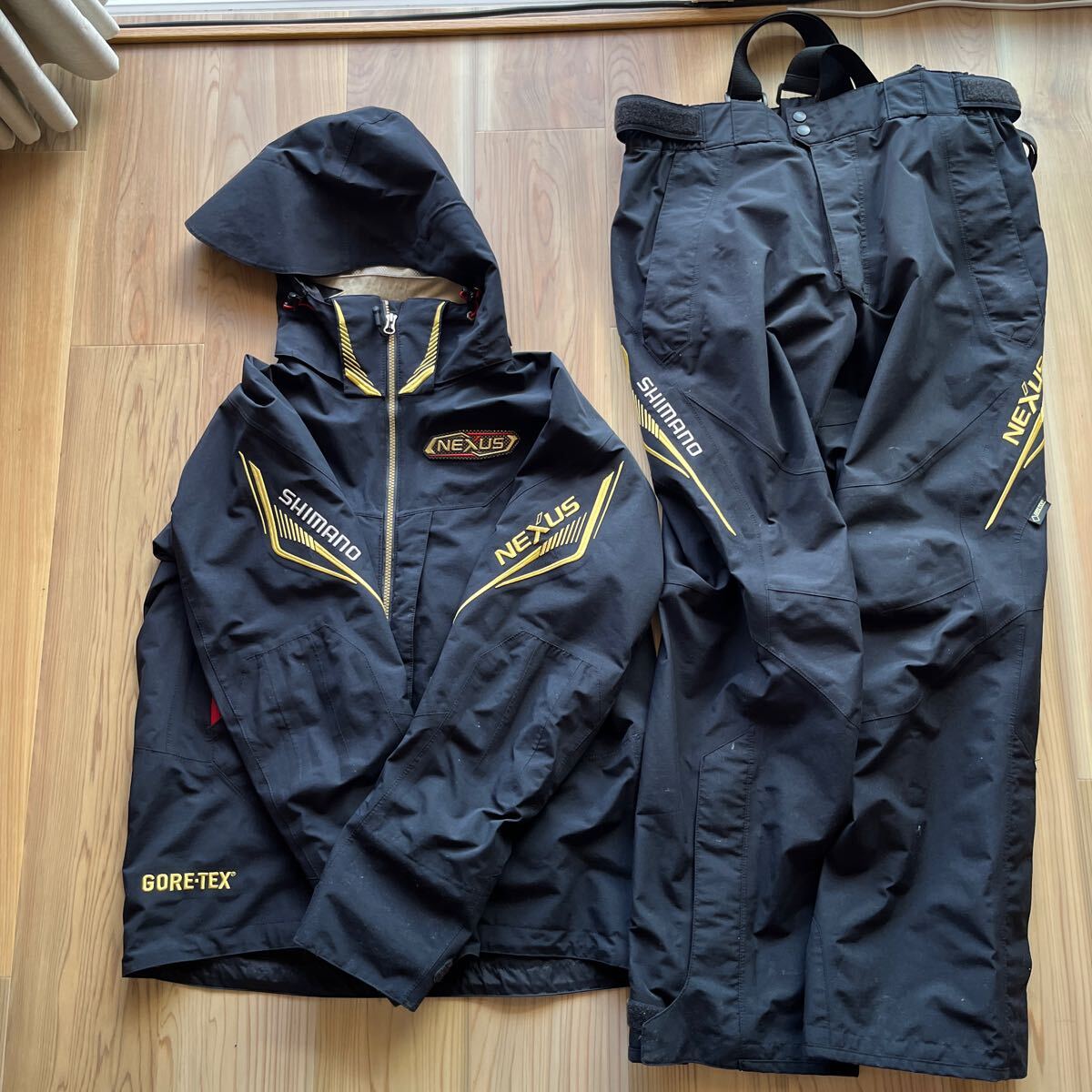 Yahoo!オークション - シマノ ネクサス ゴアテックス レインスーツ RA-...