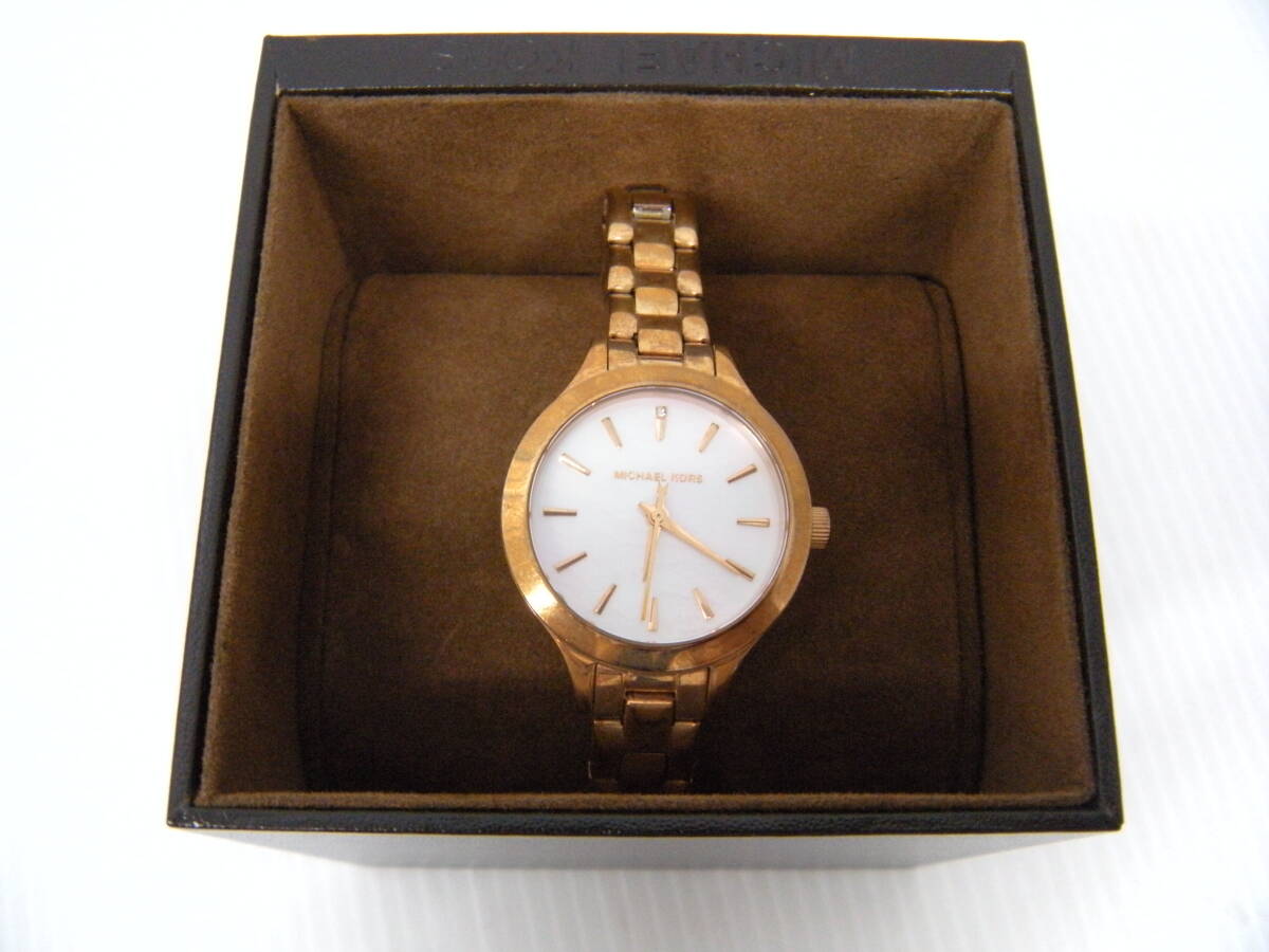 Yahoo!オークション - 1528 MICHAEL KORS マイケルコース クォーツ 腕...