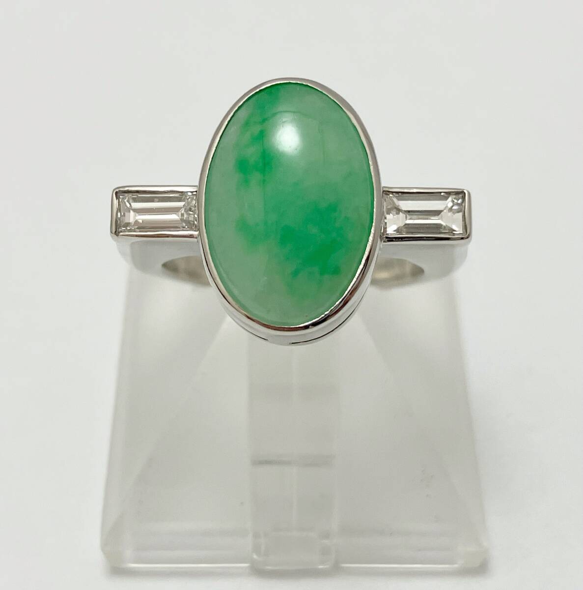 Yahoo!オークション - Pt900 約10号 ダイヤ0.39ct 約10g 店舗受取可