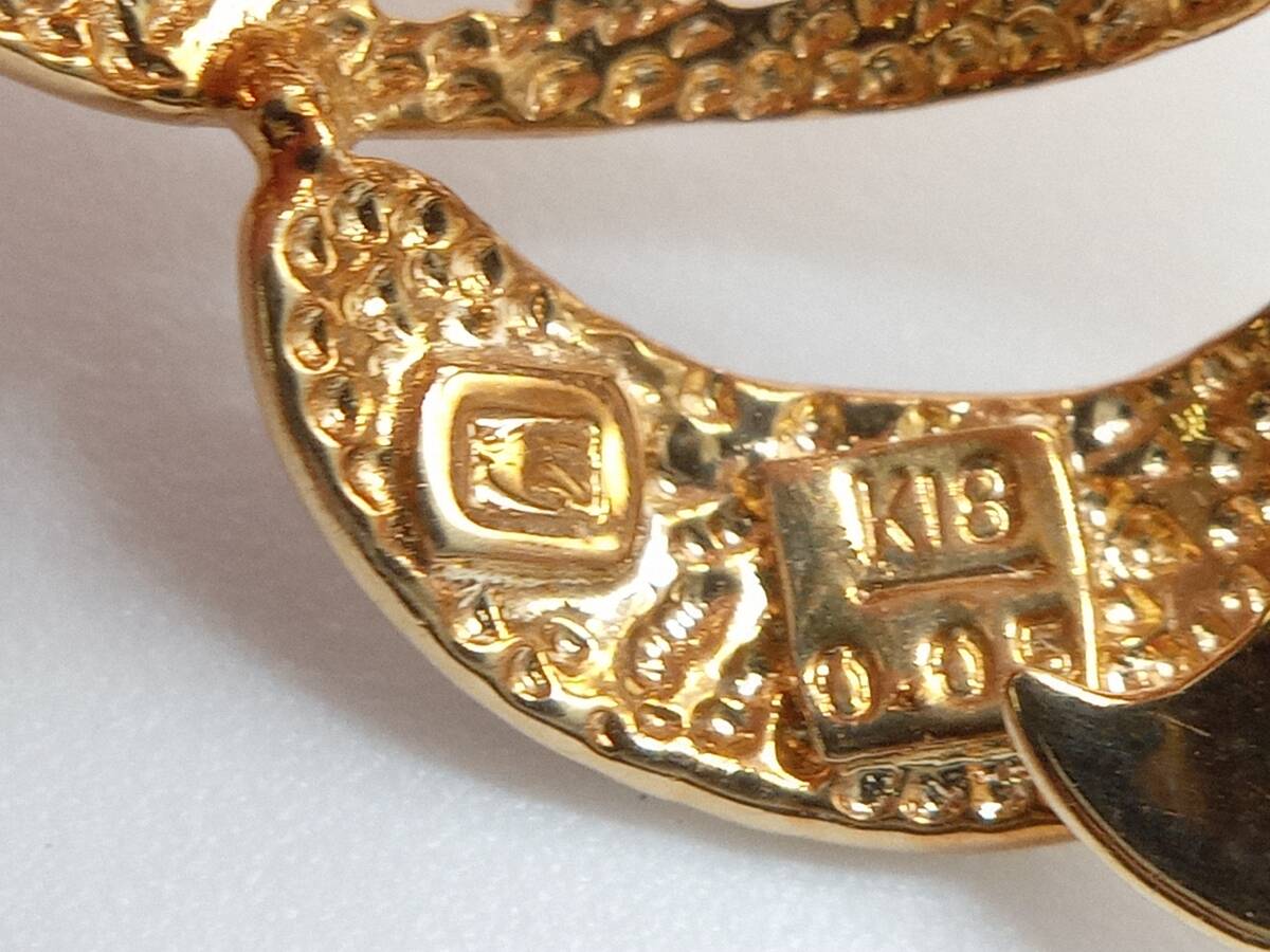 Yahoo!オークション - K18 ブローチ 8.6g 店舗受取可