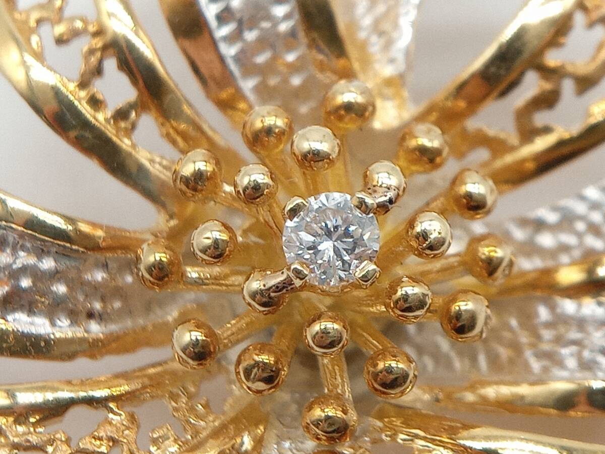 Yahoo!オークション - K18 ブローチ 8.6g 店舗受取可