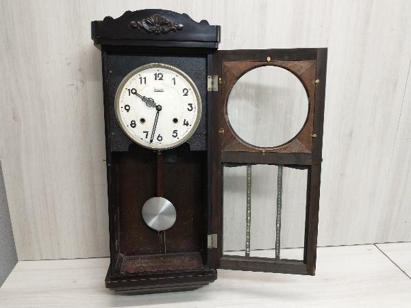 ジャンク 現状品 明治時計製(Meiji) 振り子時計 柱時計 昭和 ジャンク 現状品 明治時計製(Meiji) 振り子時計 柱時計 昭和