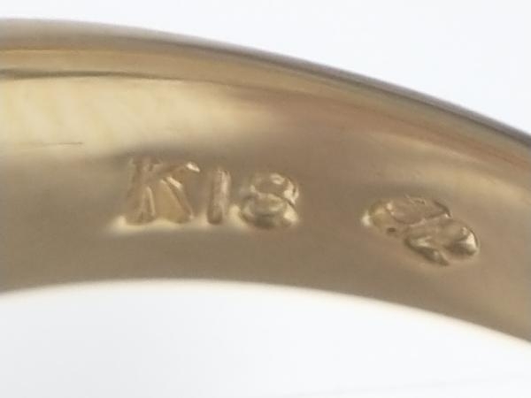 Yahoo!オークション - K18ゴールド D0.14ct サイズ約10号 総重量約2.1g...